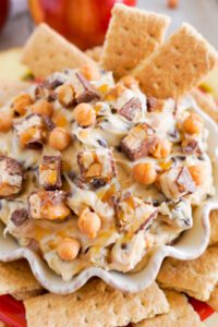 The Best Snickers Caramel Apple Dip Recipe - LemonPeony